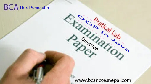 Third Semester Oop In Java